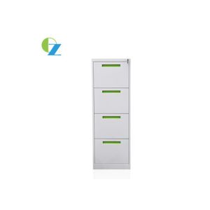 Quality Vertical 4 Drawer Steel Filing Cabinet Knock Down Structure for school / office for sale