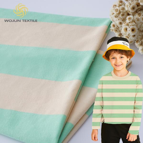 Quality Breathable Striped Jersey Fabric for sale