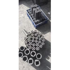Quality High Density Gear Graphite Mold Inside Coating for Casting Brass Resistance 7-10 for sale