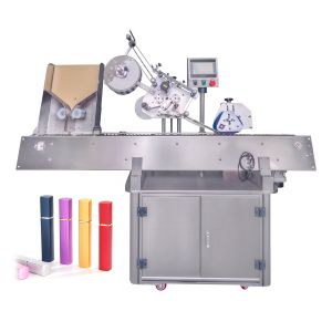 Quality Automatic Wax Crayon Labeler Lip Gloss Balm Matte Oil Bottle Tube Labeling for sale