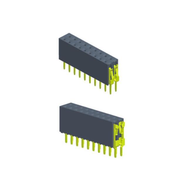 Quality 2.54 mm H 7.1 Dual Row Female Header Connector Straight Y Type Contact for sale