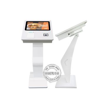 Quality 15.6'' Touch Screen Terminal Self Ordering Payment Kiosk With Printer 2D Scanner for sale