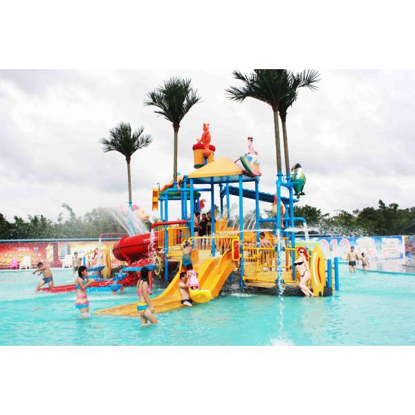 Quality Entertainment Fiberglass Kids' Water Playground Commercial Water Park Equipment for sale