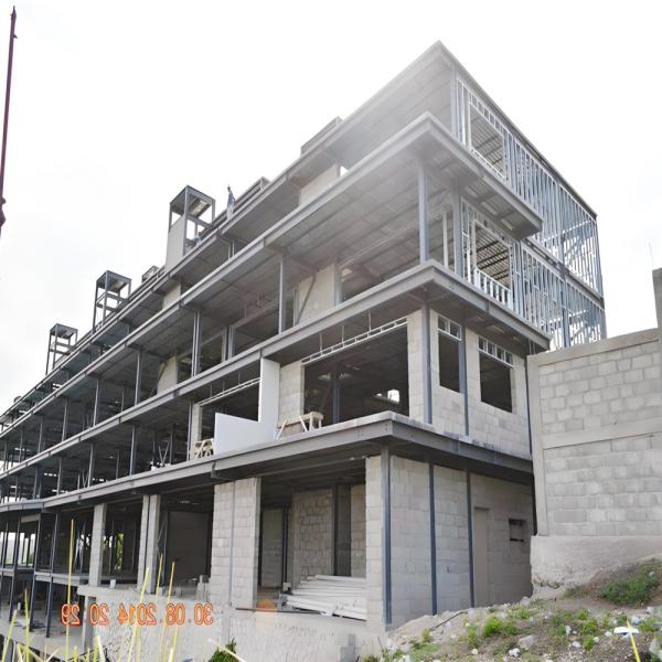 Quality Long Lasting Prefab Steel Commercial Buildings Residential High Rigidity for sale