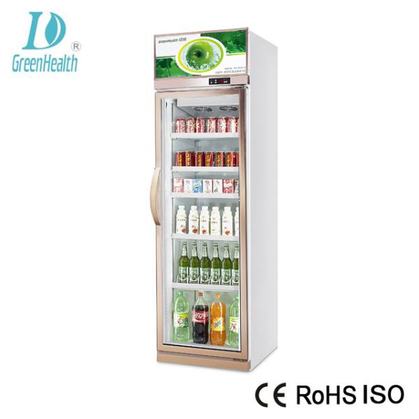 Quality Beverage display cooler Refrigeration Equipment of Pepsi stand up fridge for sale