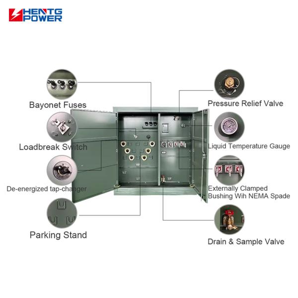 Quality High Protection Three Phase Pad Mounted Transformer 700kVA 11kV 400V Designed for Residential Blocks Fast Deployment Low Cost for sale