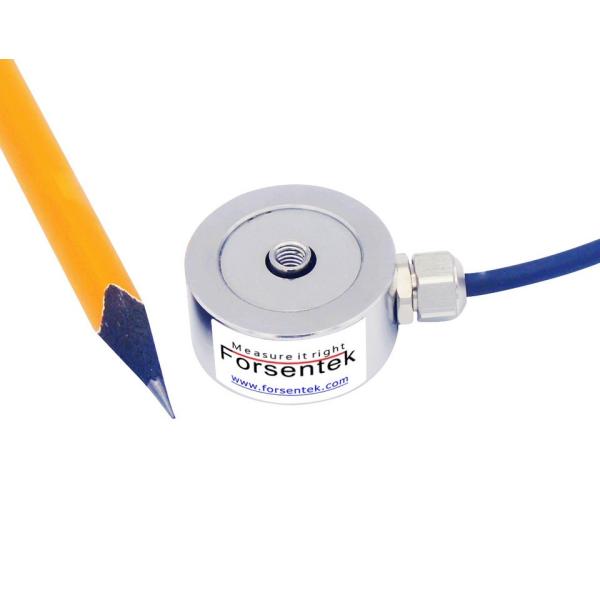 Quality Miniature Compression Force Transducer 1kN 500N 200N 100N With M4 Tapped Hole for sale