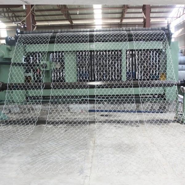 Quality 80 X 100 Mm Hexagonal Gabion Basket / Galvanized Hexagonal Wire Netting 2 X 1 X for sale