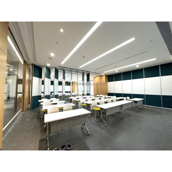 Quality Tempered Glass Retractable Walls For Office Folding Office Room Separator for sale