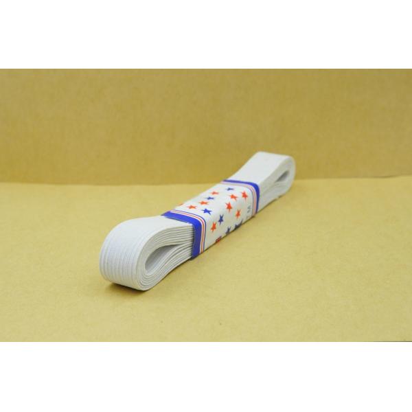 Quality White Craft Flat Cord Rope Elastic Fabric Band Braided Stretch Strap Knit For for sale