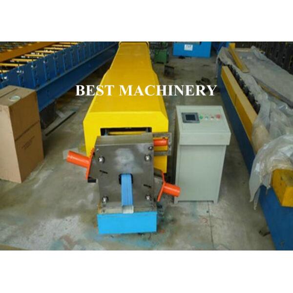 Quality Rectangle Shape Water Down Spout Roll Forming Machine Flying Saw Cutter for sale