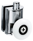 Quality OEM ODM PVC Round Shower Door Rollers 25mm Replacement Shower Door Runners for sale