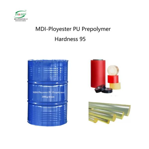 Quality White Solid MDI/Polyester Prepolymer Hardness 95 for sale