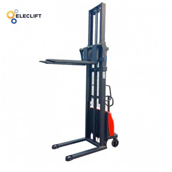 Quality Fork Width 550mm Semi Electric Pallet Stacker OEM ODM for sale