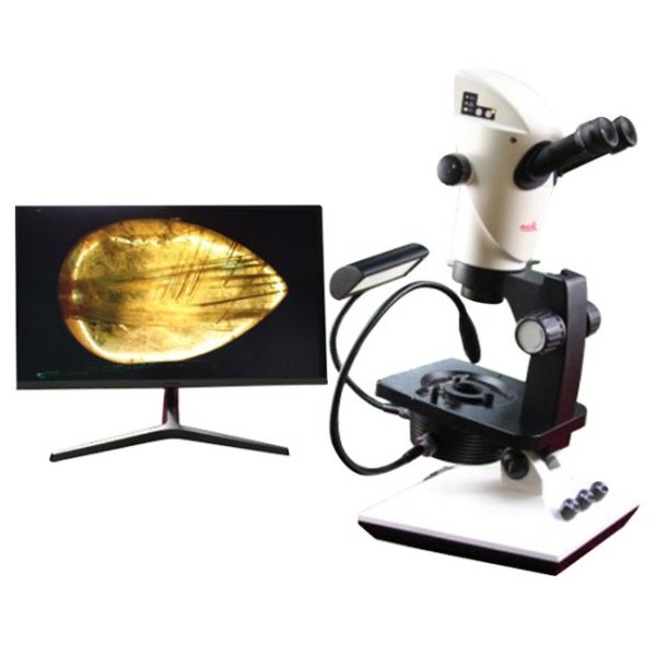 Quality Rotary Arm Type Gem Stereo Photographic Microscope 9.8X-88X Magnification for sale