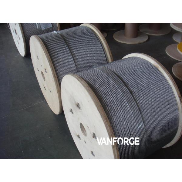 Quality 7x19 Construction Stainless Steel Wire Rope Pressure Resistance Extremely for sale