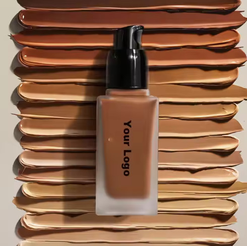 Quality High Quality for Black Women Dark Skin Custom Cream Foundation Private Label Vegan Make up Foundation for sale