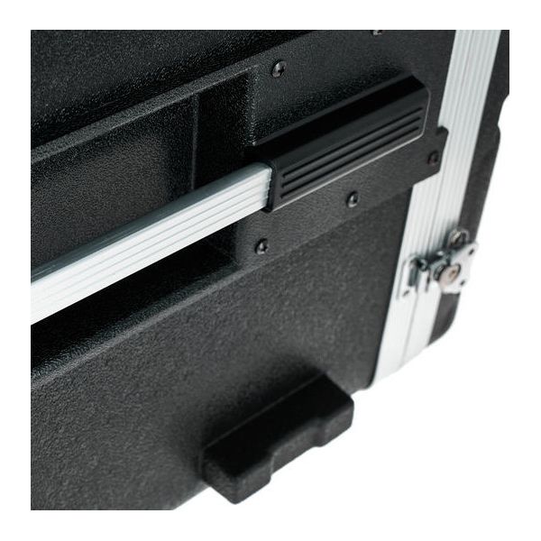 Quality 8U 19 Inch Rolling Rack Case Durable ABS Rack Amplifier Case for sale