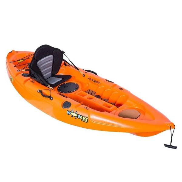 Quality 270*78*40cm HDPE Plastic Transparent Canoe/Kayak for Ocean Water Sport and Fishing for sale
