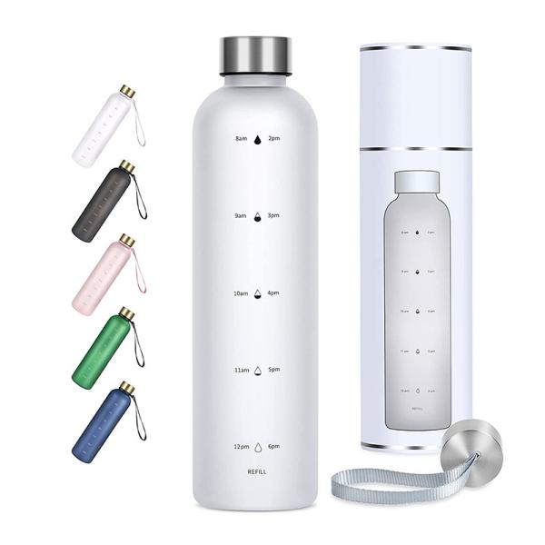 Quality Customized 32oz BPA Free Motivational Water Bottle for Sports and Outdoor Activities for sale