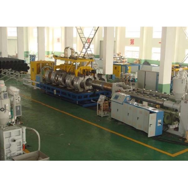 Quality Helical Gear 600kg/H 800mm HDPE DWC Pipe Machine for sale