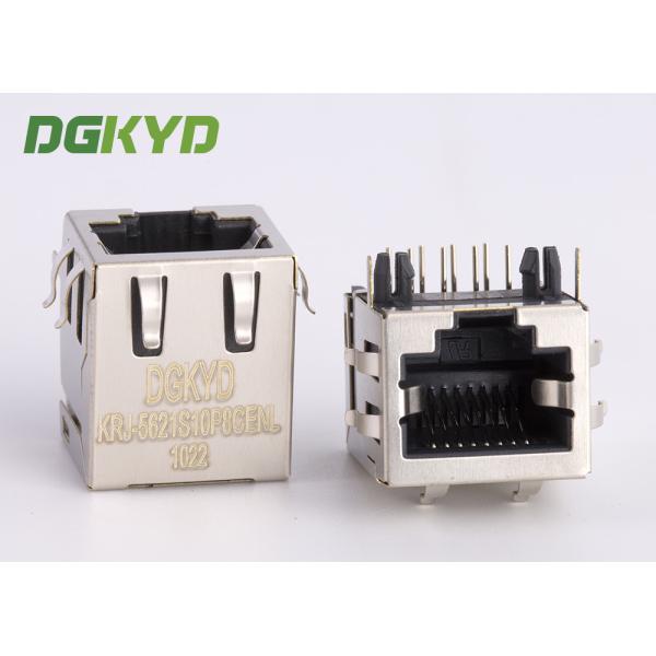 Quality Shielded pcb mount female rj45 keystone Jack 10p8c connector , side entry for sale