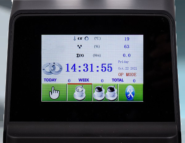 Quality LCD Touch Screen Flat Burr Espresso Coffee Grinder Machine for Hotel Restaurant for sale