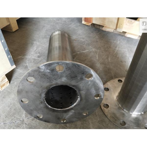 Quality SS Wedge Wire Screen Tube With Perforated Steel Pipe for sale
