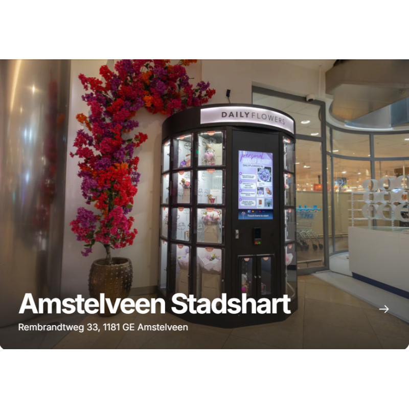 WEIMI flower vending machine customer case