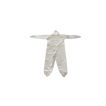 PP+PE 63GSM Anti-Static Non-Woven Disposable Medical Clothing With Rib-knitted