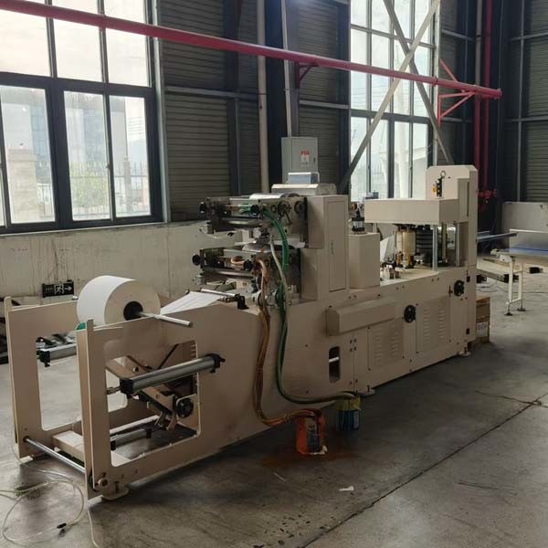 Quality Double Colors Printing Napkin Tissue Paper Making Machine 600 sheets/min for sale