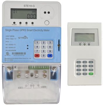 Quality Prepaid Split Keypad LORA RF Single Phase Smart Electricity Meter With CIU for sale