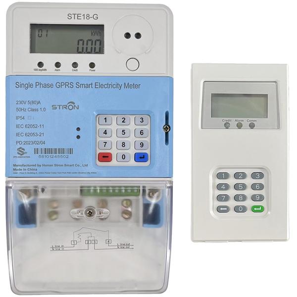 Quality Single Phase Smart Prepai Low Credit Alarm and 220V Voltage Rating Get Your d Electricity Meter Now for sale