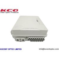 Quality 24 Core Outdoor IP65 Fiber Optic Terminal Box with 24 Ports for FTTH Network for sale