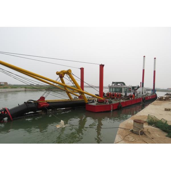 Quality Precision GPS Navigation Steel Hull Mud dredger boat With 500m3 Per Hour for sale