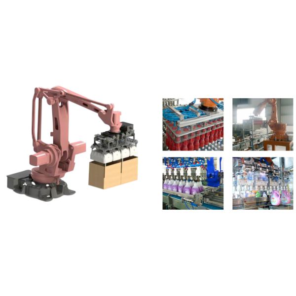 Quality 1007 * 720mm Robotic Case Packer , Pick And Place 6 Axis Robot Arm For Case for sale