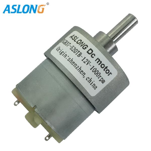Quality Drill Machine Brushed 12v Dc Gear Motor 960 RPM JGB37-520TB for sale