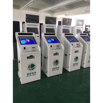 Quality Tempered Glass 300W 350cd/m2 Interactive Touch Screen Kiosk for sale