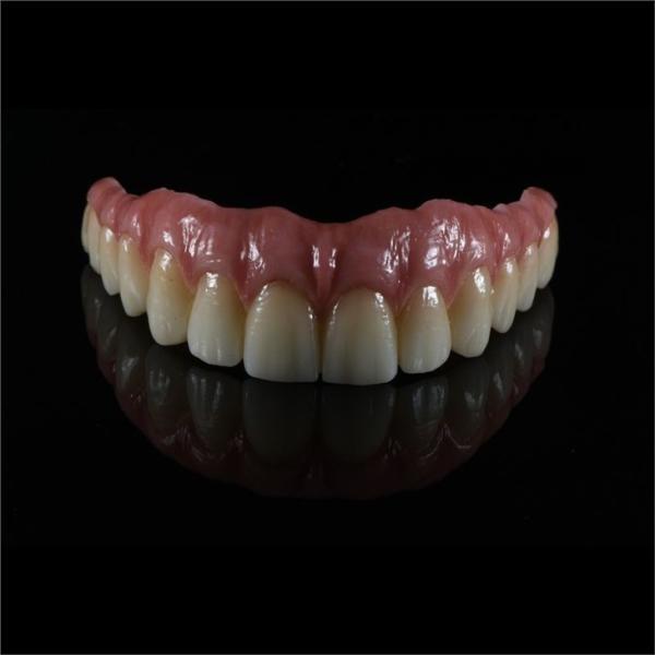 Quality Fixed Restorations Full Arch Zirconia Implant Bridge Denture Teeth for sale