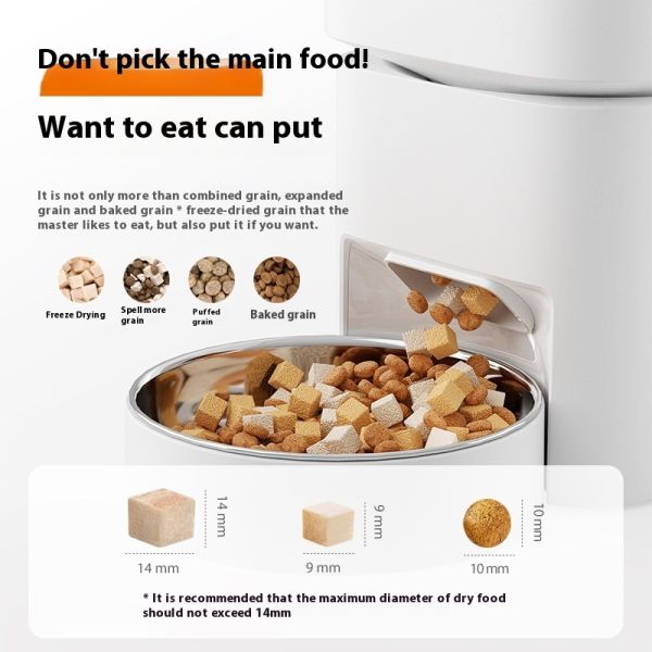 Quality Smart Automatic Cat Dog Pet Feeder Large 6 Liter Capacity Eco-Friendly Solid for sale