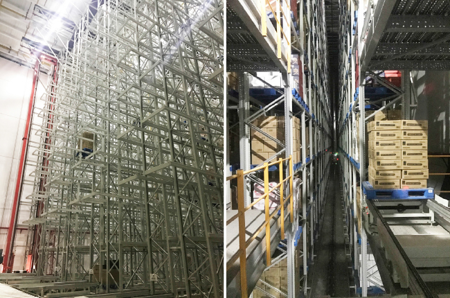 Integrated Logistics Center Pallet Stacker Crane ASRS Automated Shuttle Storage System 