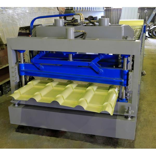 Quality Bamboo Style Glazed Tile Roll Forming Machine 4-8m/Min High Strength for sale
