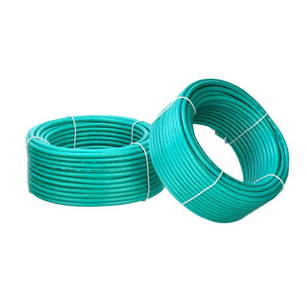 Quality Insulated Green Copper Electrical Power Cable With PVC Jacket Flexible Core Single Core Wire 1*6MM2 for sale