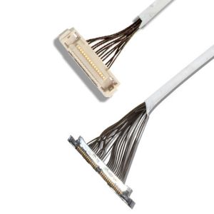Quality 46 AWG 42 AWG Micro Coax Cable DF36 40P 0.4SD 150MM Length lvds display for sale