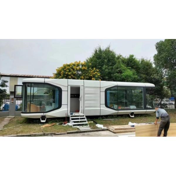 Quality Made Commercial Space Capsule Prefab House with Postmodern Design Style for sale