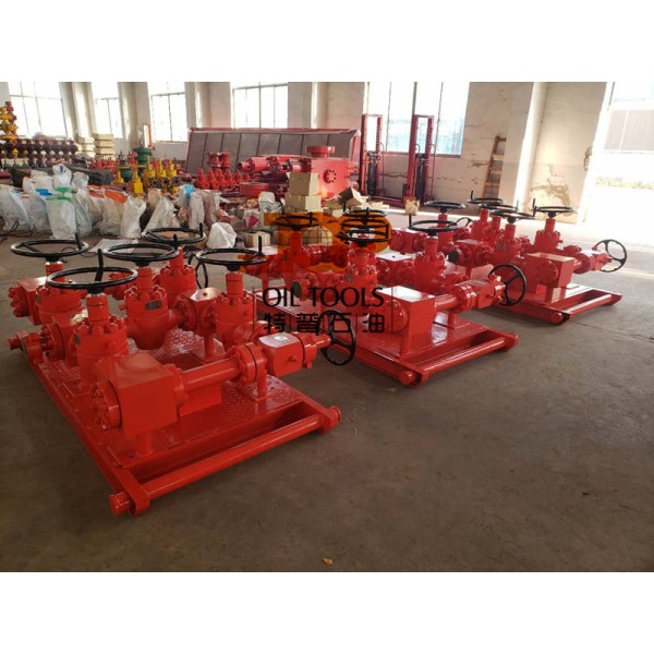 Quality Surface Floor Choke 2000 Psi Wellhead Manifold For Well Testing Service for sale