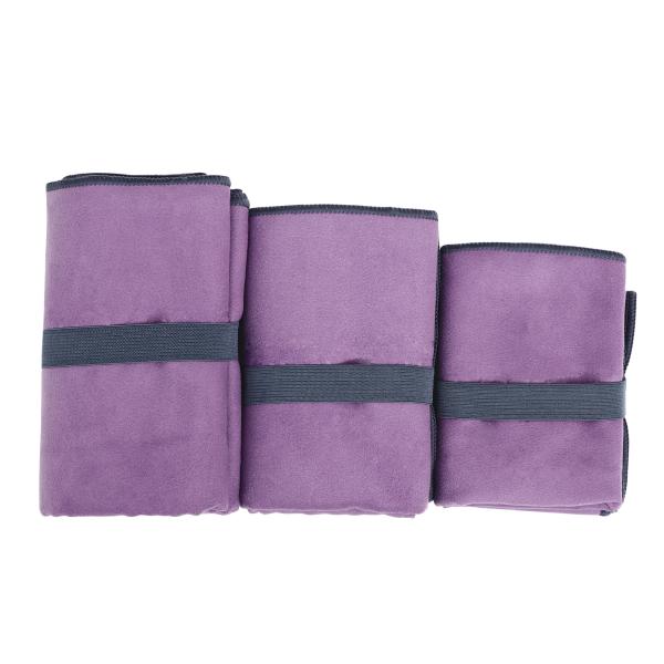 Quality Purple Soft Waffle Microfiber Swimming Fitness Gym Hand Towel Super Absorbent for sale