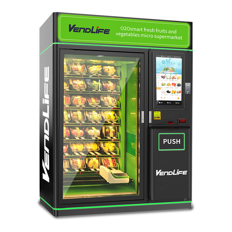 Quality Bento Box Natural Food Vending Machine 220V OEM With Elevator System for sale