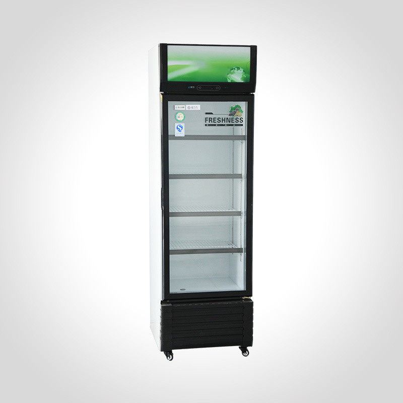Quality Single-Temperature Vertical 1-Door Showcase Commercial Refrigeration Beverage for sale