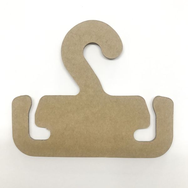 Quality 2mm 3mm Thickness Cardboard Shoes Hangers Biodegradable Paper Flip Flop Hanger for sale